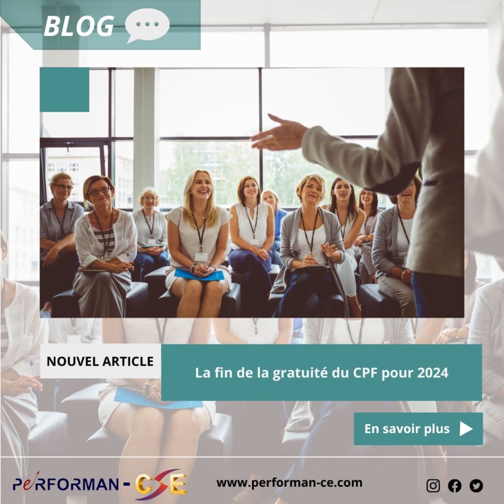 La fin de gratuité du CPF en place à compter du 1er mai 2024